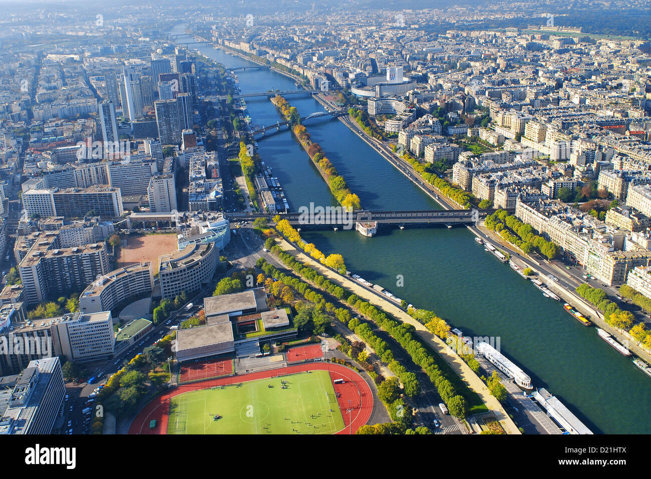 Aerial view of Paris Stock Photo - Alamy