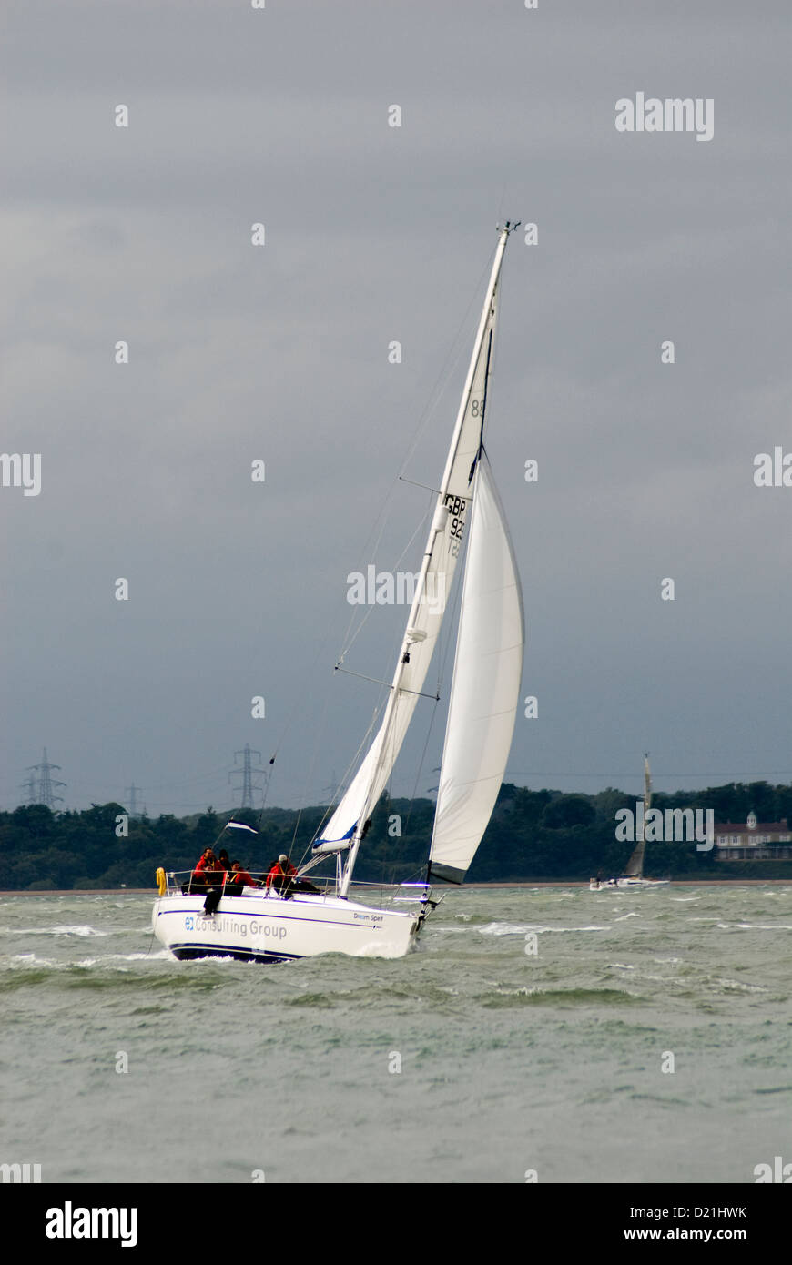 Sailboat under sail hi-res stock photography and images - Alamy