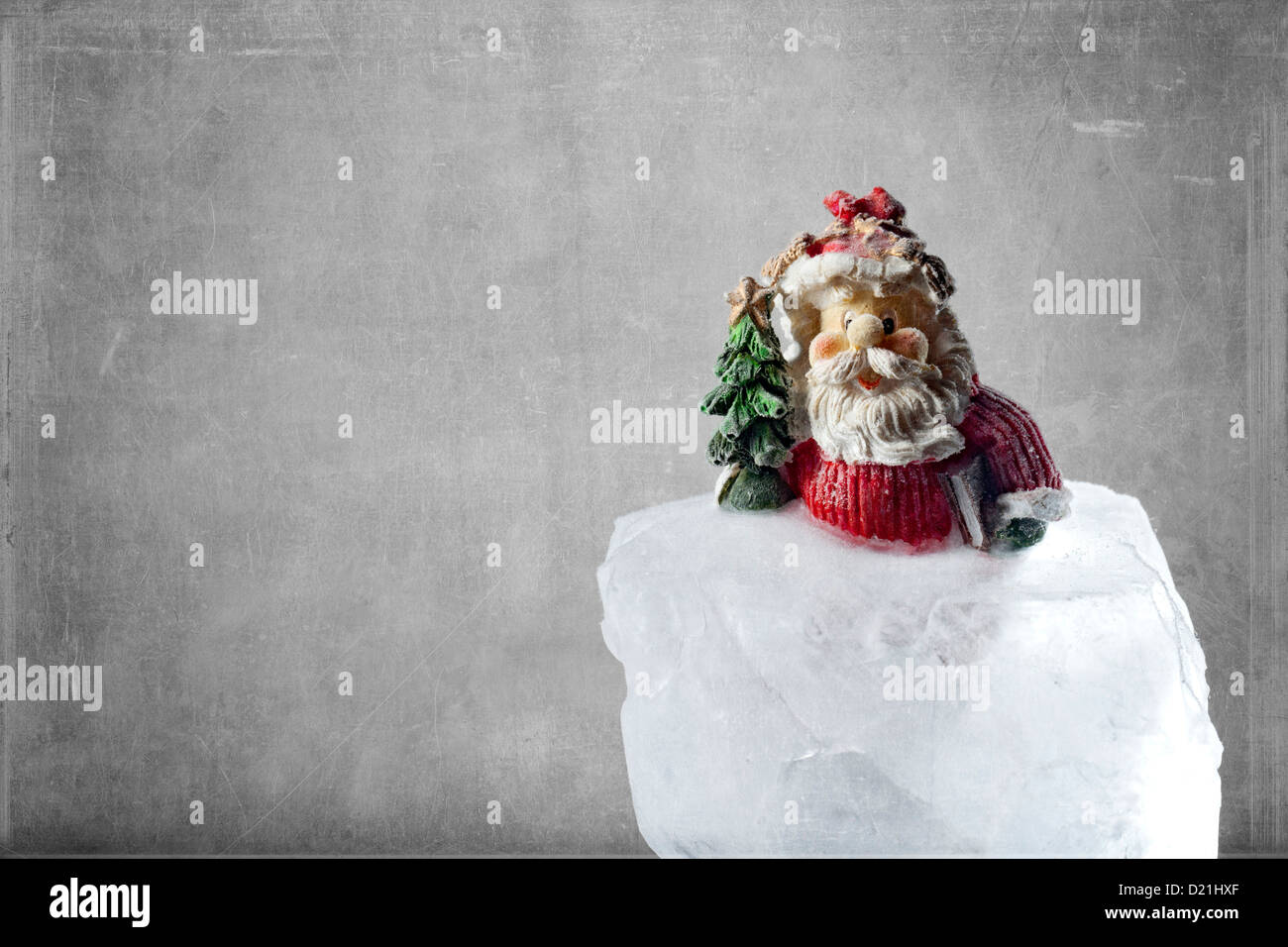 Santa claus figurine on ice cube hi-res stock photography and images ...