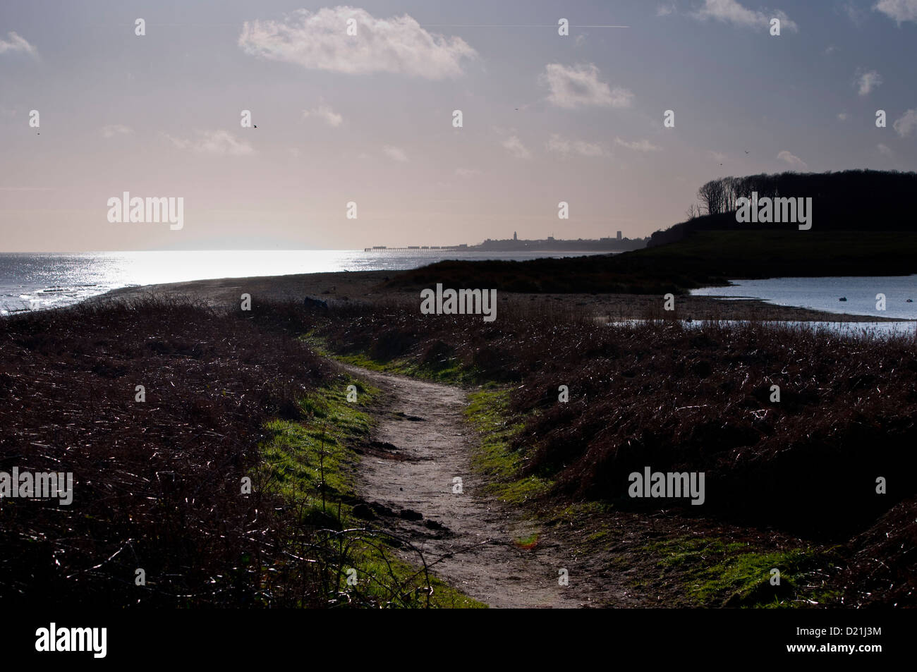 Suffolk Coast Path Covehithe Stock Photo - Alamy