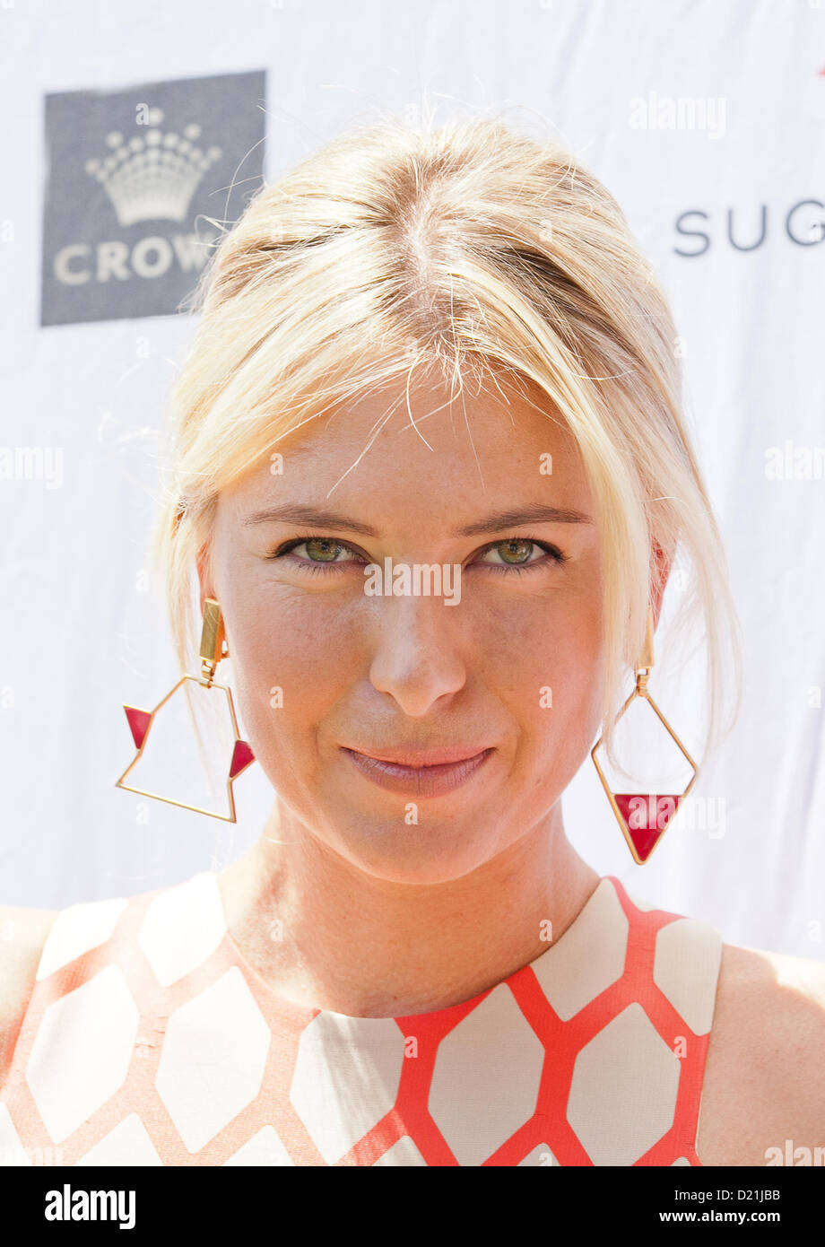 Maria Sharapova launching her Sugarpova candy at Crown, Melbourne ...