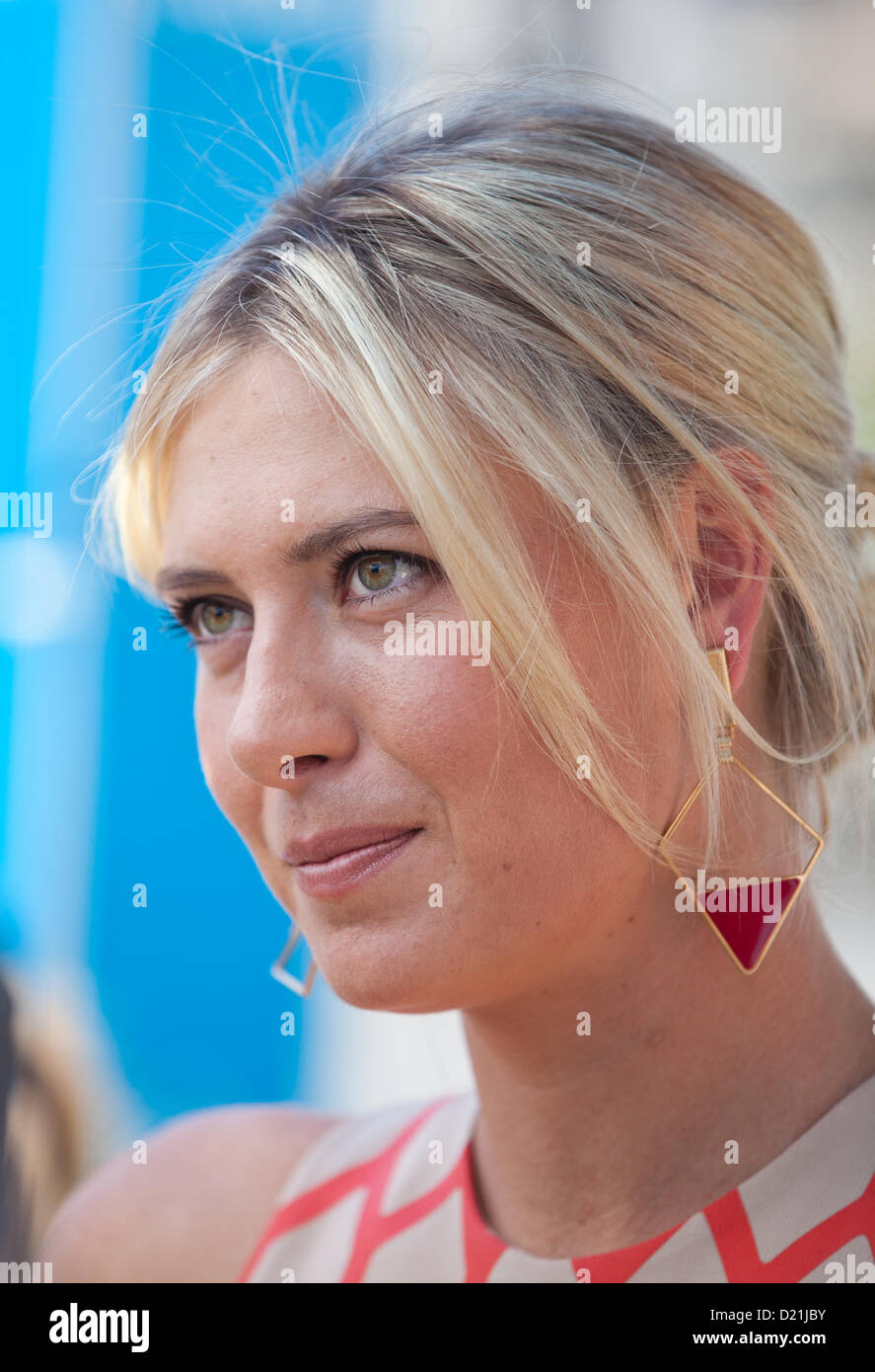 Maria Sharapova launching her Sugarpova candy at Crown, Melbourne ...