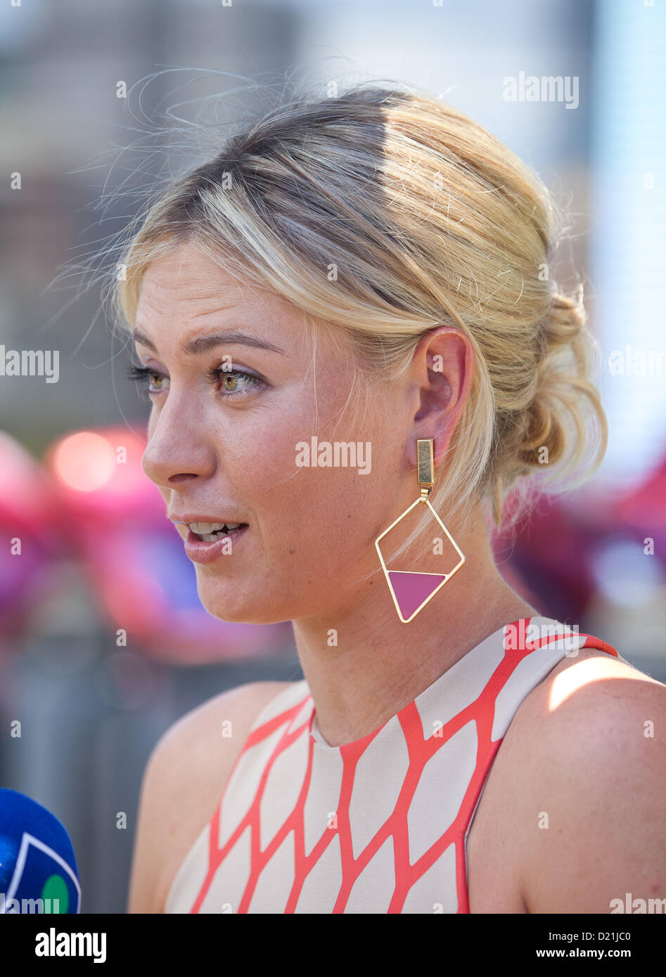 Maria Sharapova launching her Sugarpova candy at Crown, Melbourne ...