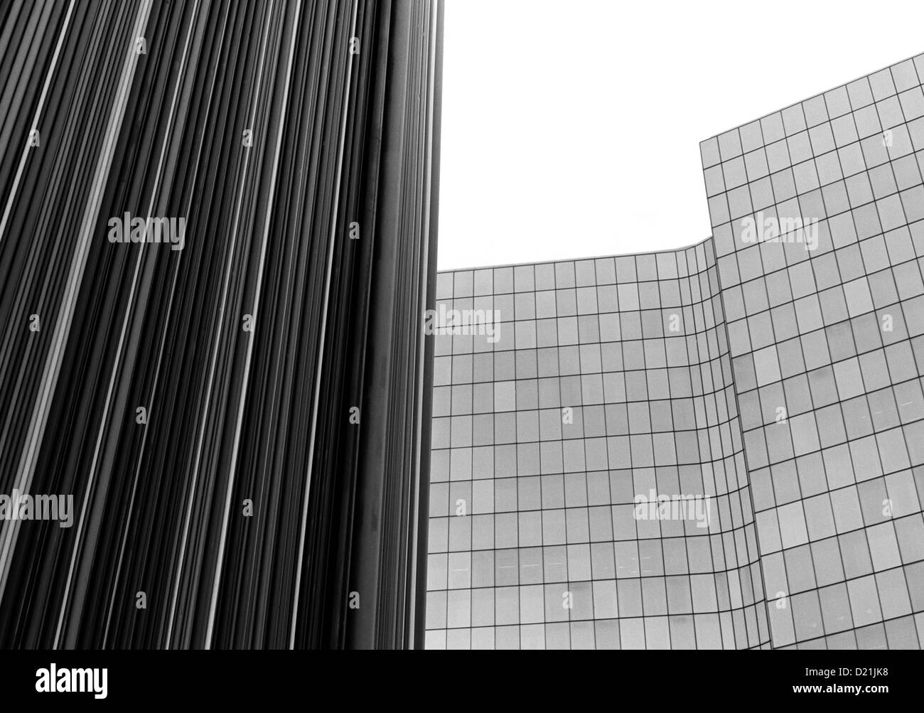 La Defense Paris, black and white, Le Moretti Stock Photo - Alamy