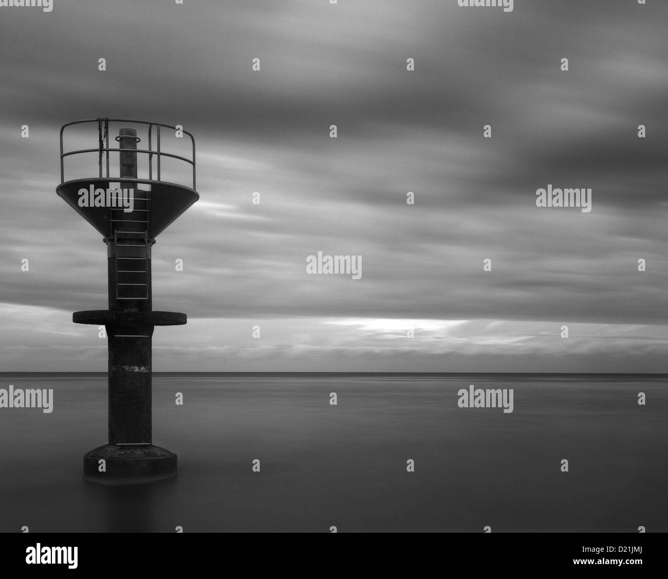 Seaside platform Black and White Stock Photos & Images - Alamy