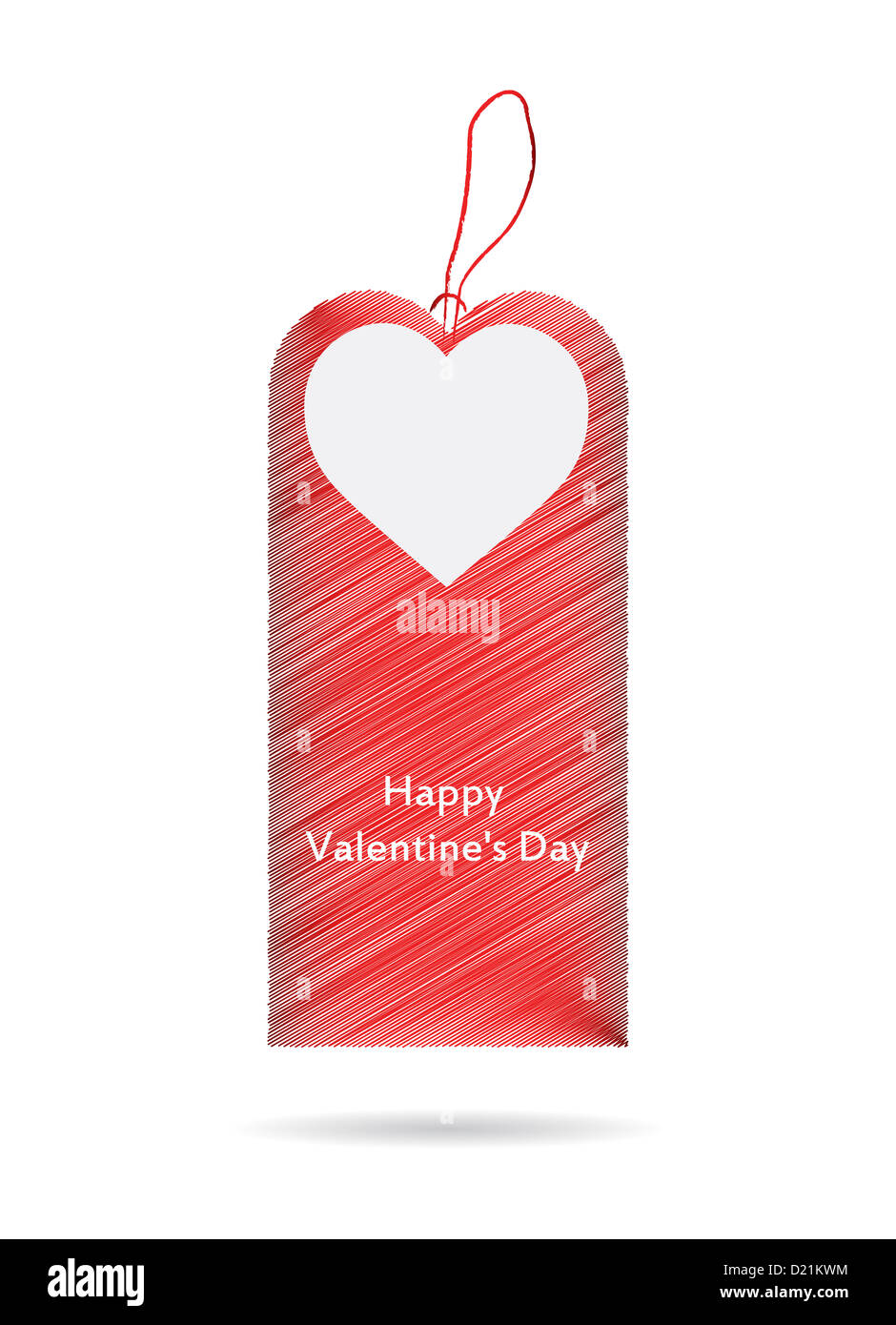 Vector illustration of price tag with Valentine's Day design Stock ...