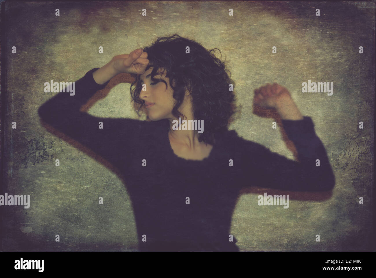 Miserable young woman Stock Photo - Alamy