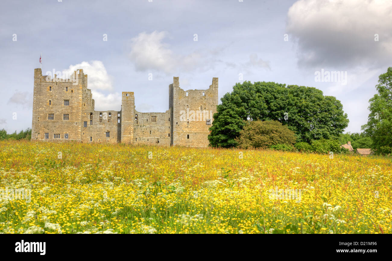 Bolton Castle, a 14th-century castle located in Wensleydale, North ...