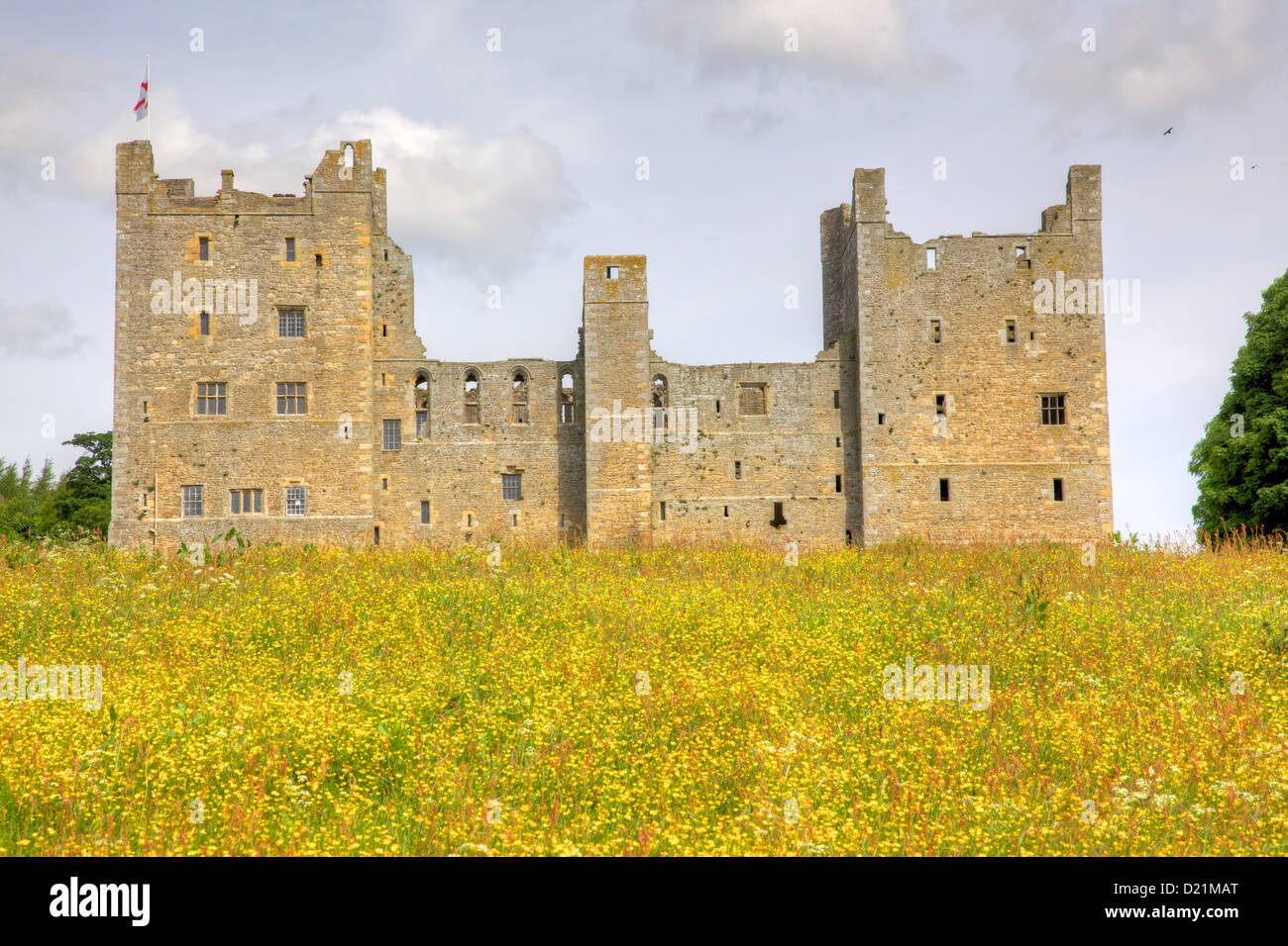 Bolton Castle, a 14th-century castle located in Wensleydale, North ...