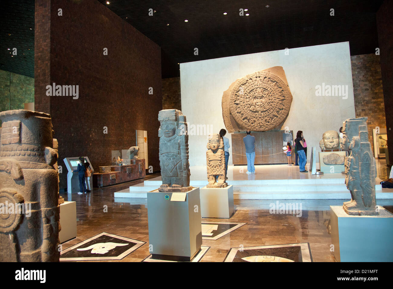 Museo Nacional De Antrolopogia in Mexico City DF - Aztec Calender Sun ...