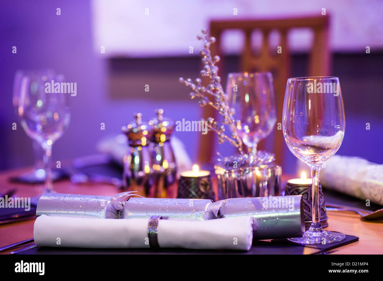 Shallow depth field restaurant table hi-res stock photography and ...