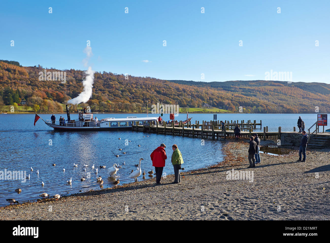Boat on coniston water hi-res stock photography and images - Alamy
