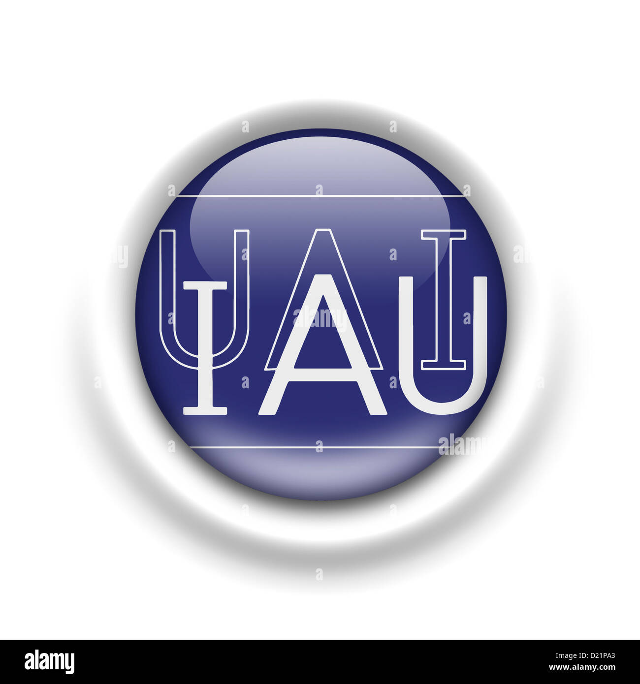 International Astronomical Union | IAU logo flag symbol Stock Photo - Alamy