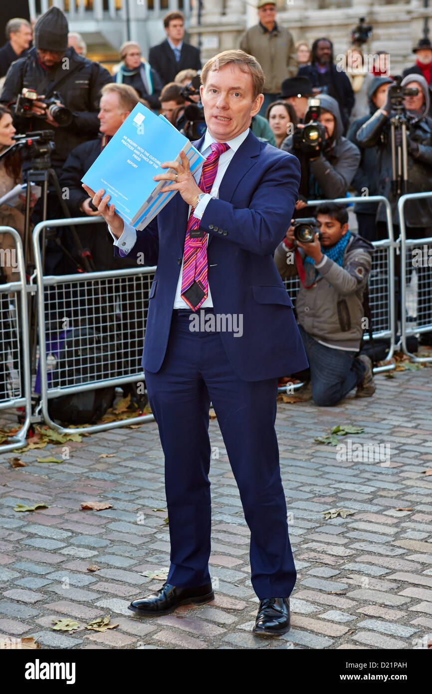 Labour MP Chris Bryant (pictured) speaks to the media outside QE2 hall ...
