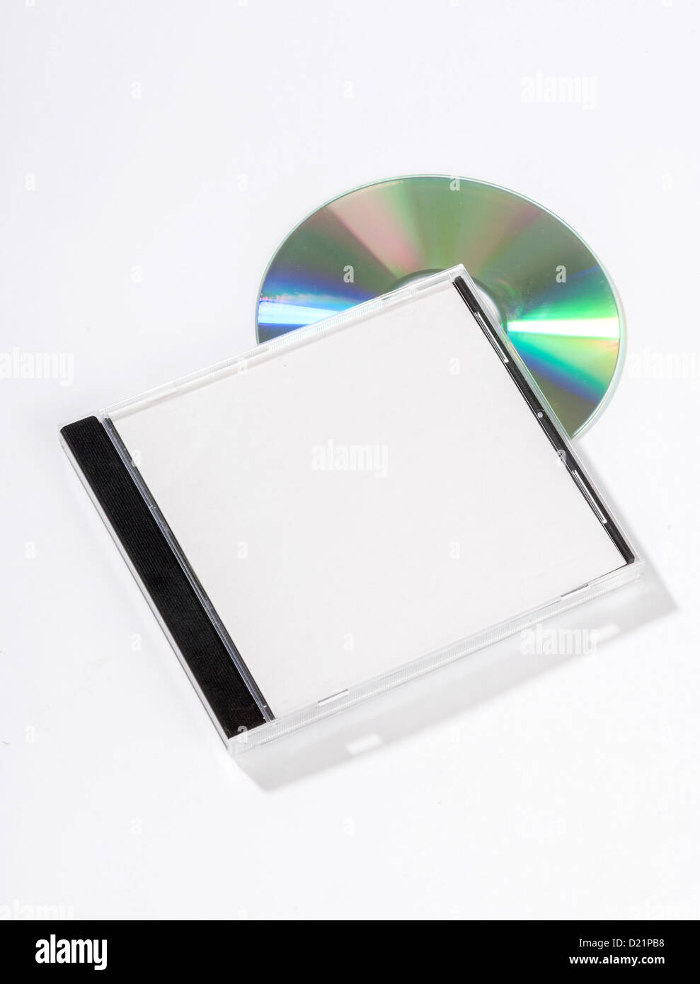 Blank CD-Rom with jewel case Stock Photo - Alamy