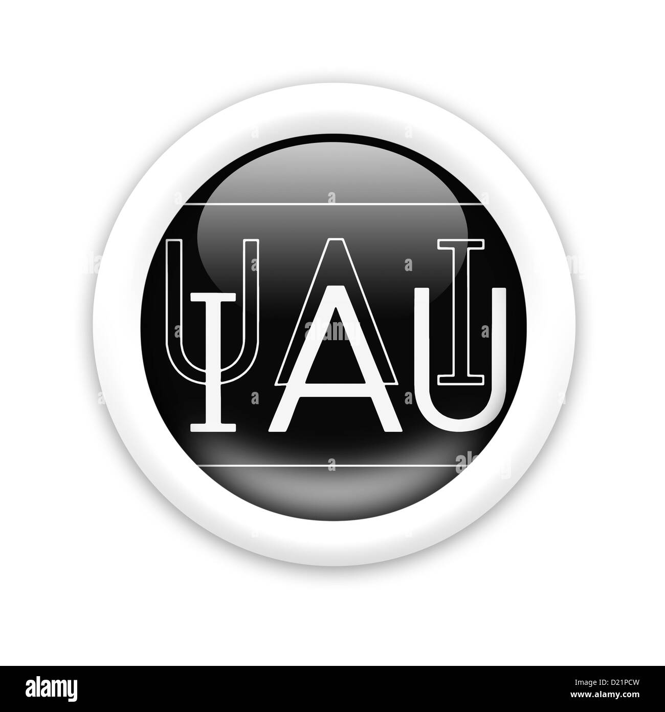 International Astronomical Union | IAU logo flag symbol Stock Photo - Alamy
