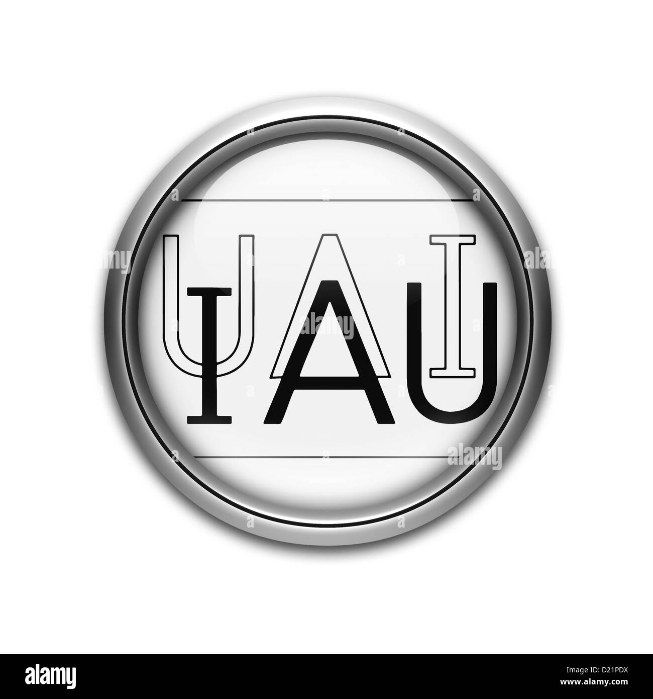 International Astronomical Union | IAU logo flag symbol Stock Photo - Alamy