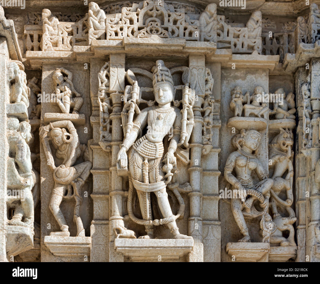 Ancient Sun Temple in Ranakpur. Jain Temple Carving. Ranakpur ...