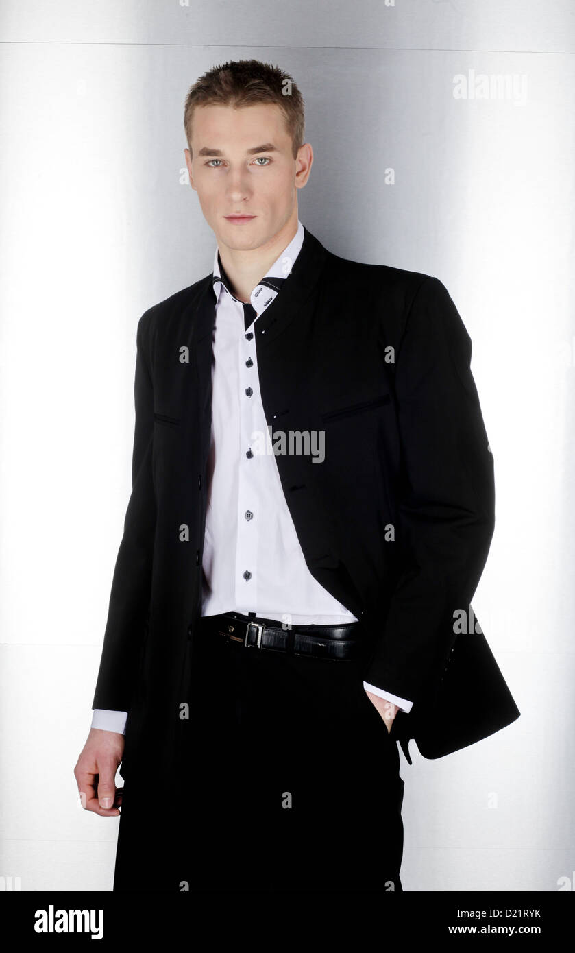 Profile casual man formal face hi-res stock photography and images - Alamy