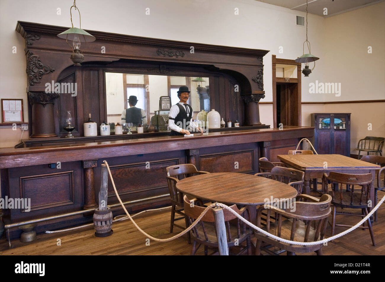 The original 1896 Orient Hotel Saloon at West of the Pecos Museum in ...