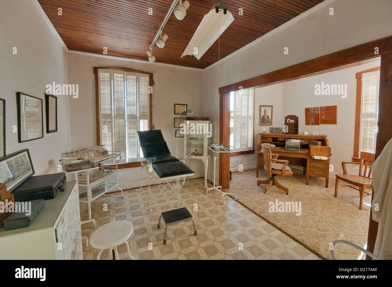 Dr. Harold Lindley Room, early 20th century doctor's office, at West of ...