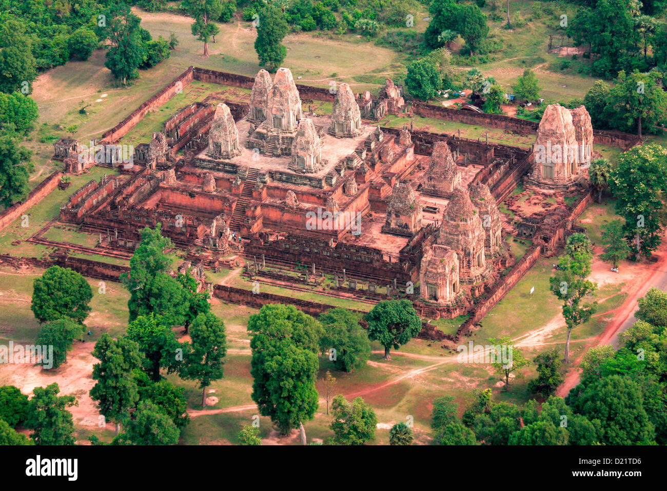 Angkor wat aerial view hi-res stock photography and images - Alamy