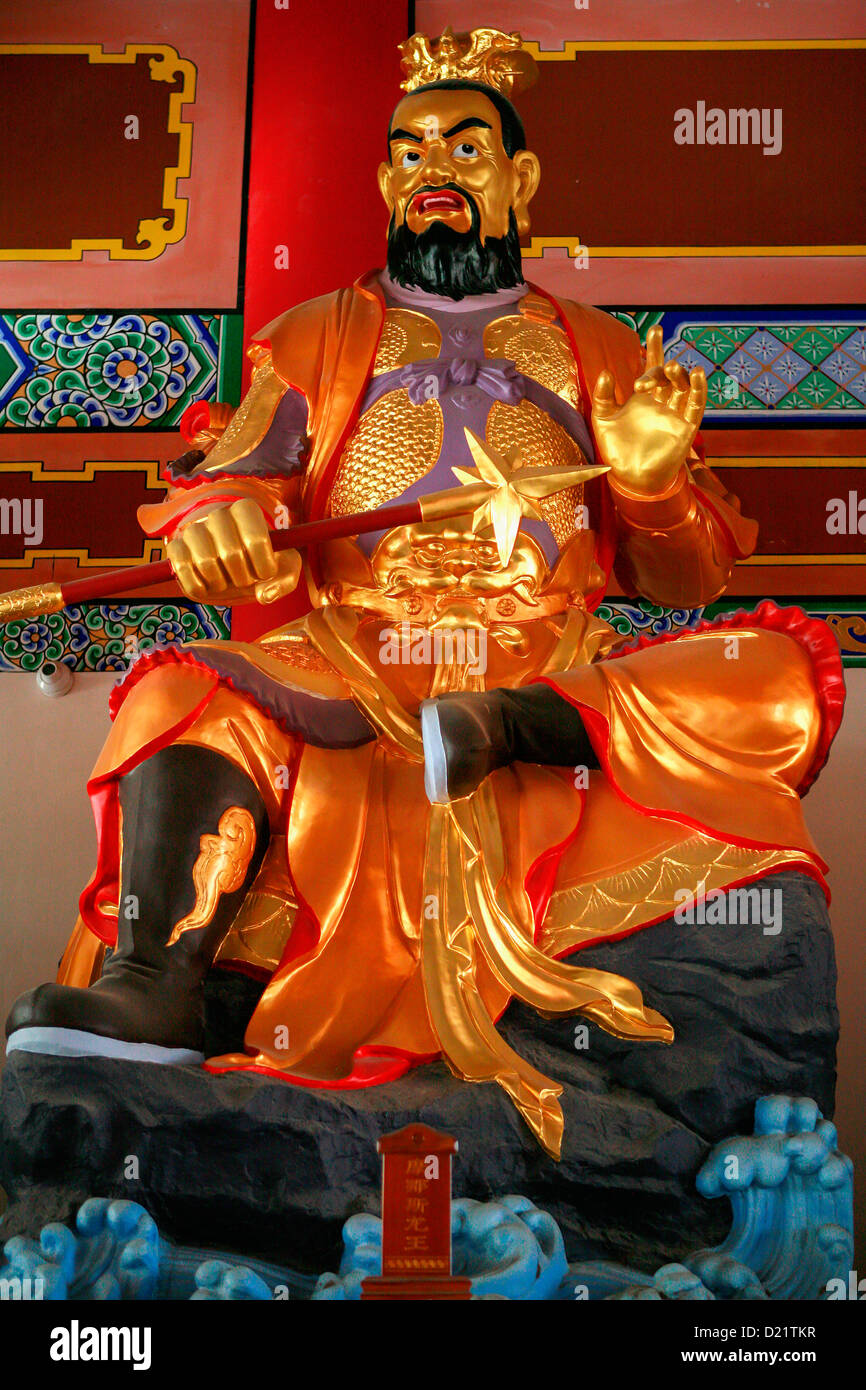 Iconic statue displayed inside the Chongsheng Temple in the grounds of ...