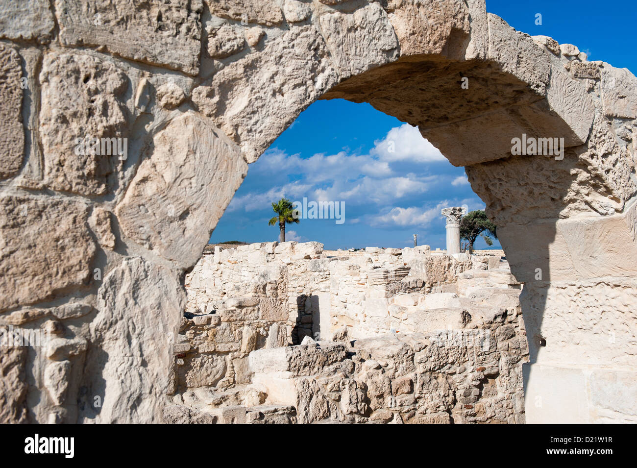The Archaeological Site of Kourion, Cyprus Stock Photo - Alamy