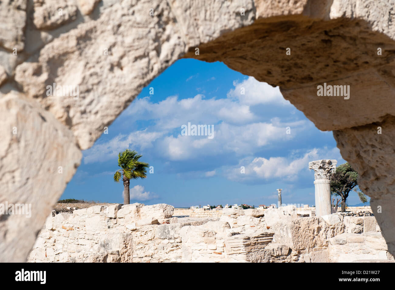 The Archaeological Site of Kourion, Cyprus Stock Photo - Alamy