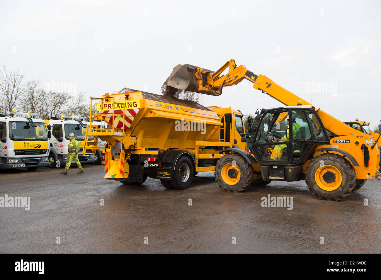 Essex Highways depot at Springfield, Chelmsford. One of the many ...