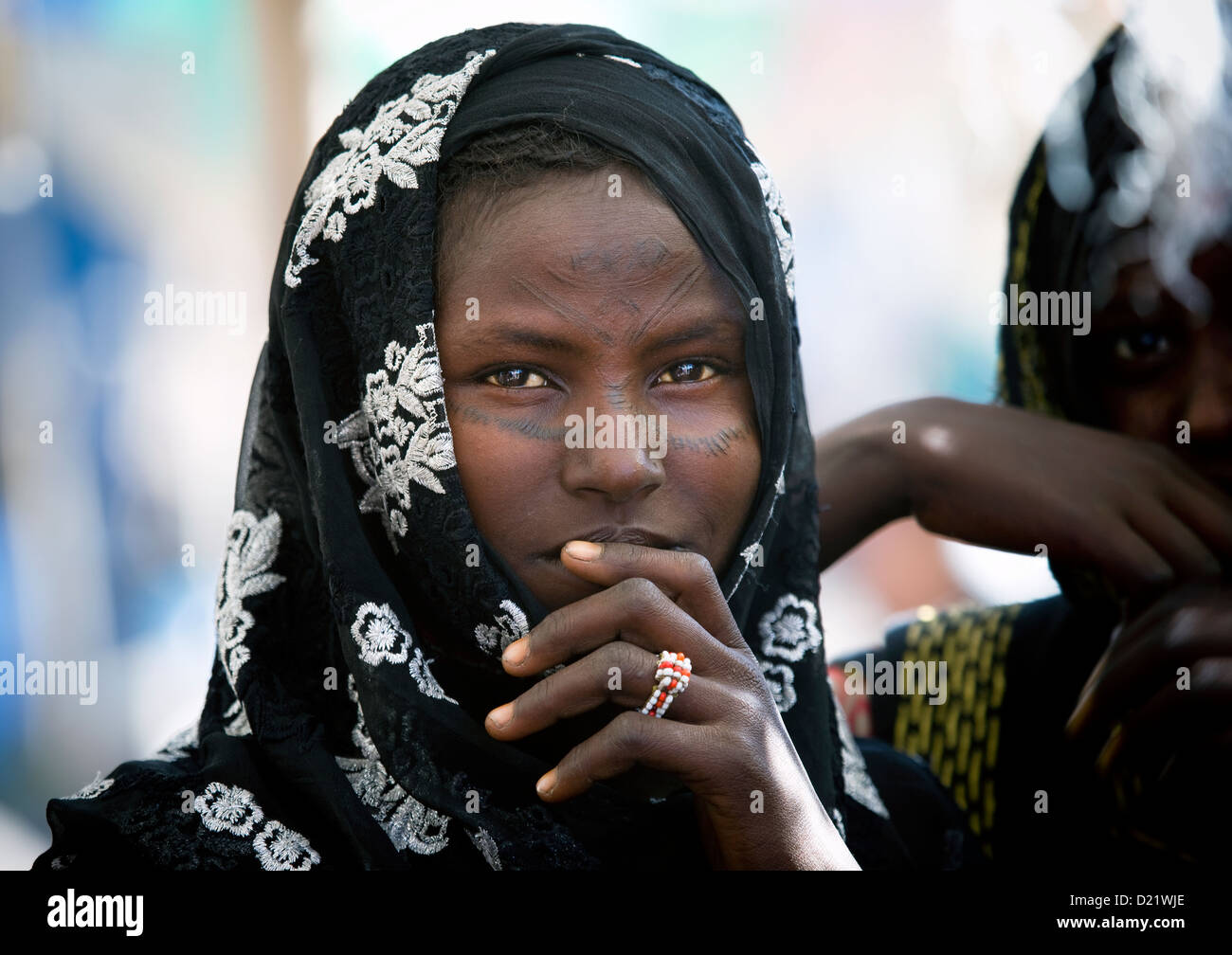 Woman Scarification On Face High Resolution Stock Photography and ...