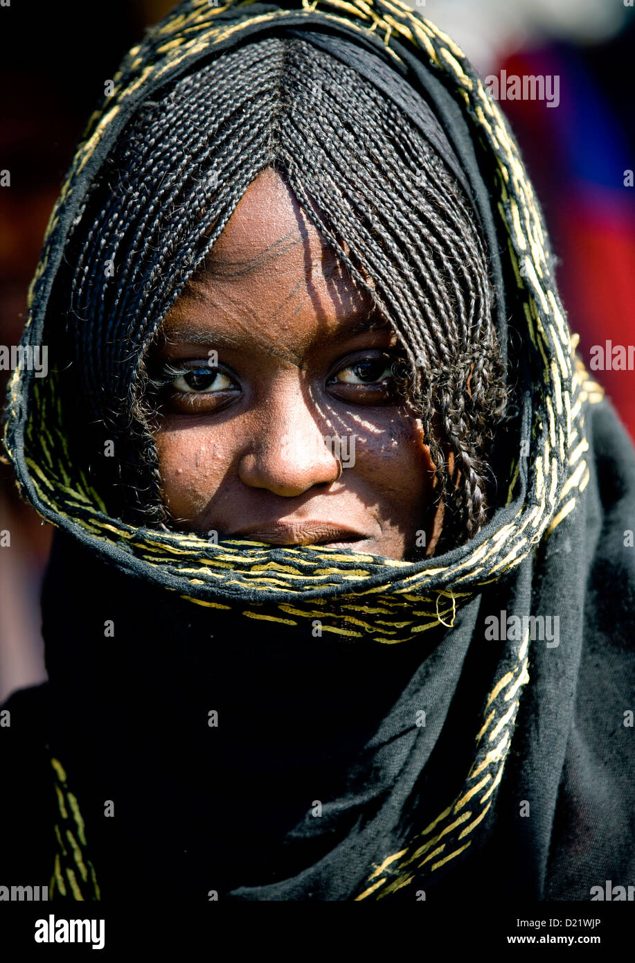 Woman Scarification On Face High Resolution Stock Photography and ...