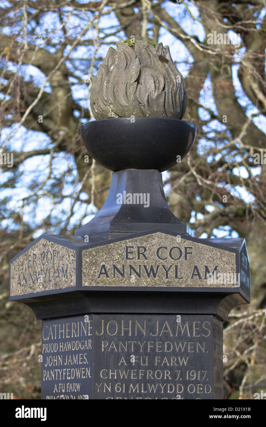Strata Florida - Ystrad Fflur church in mid Wales Stock Photo - Alamy