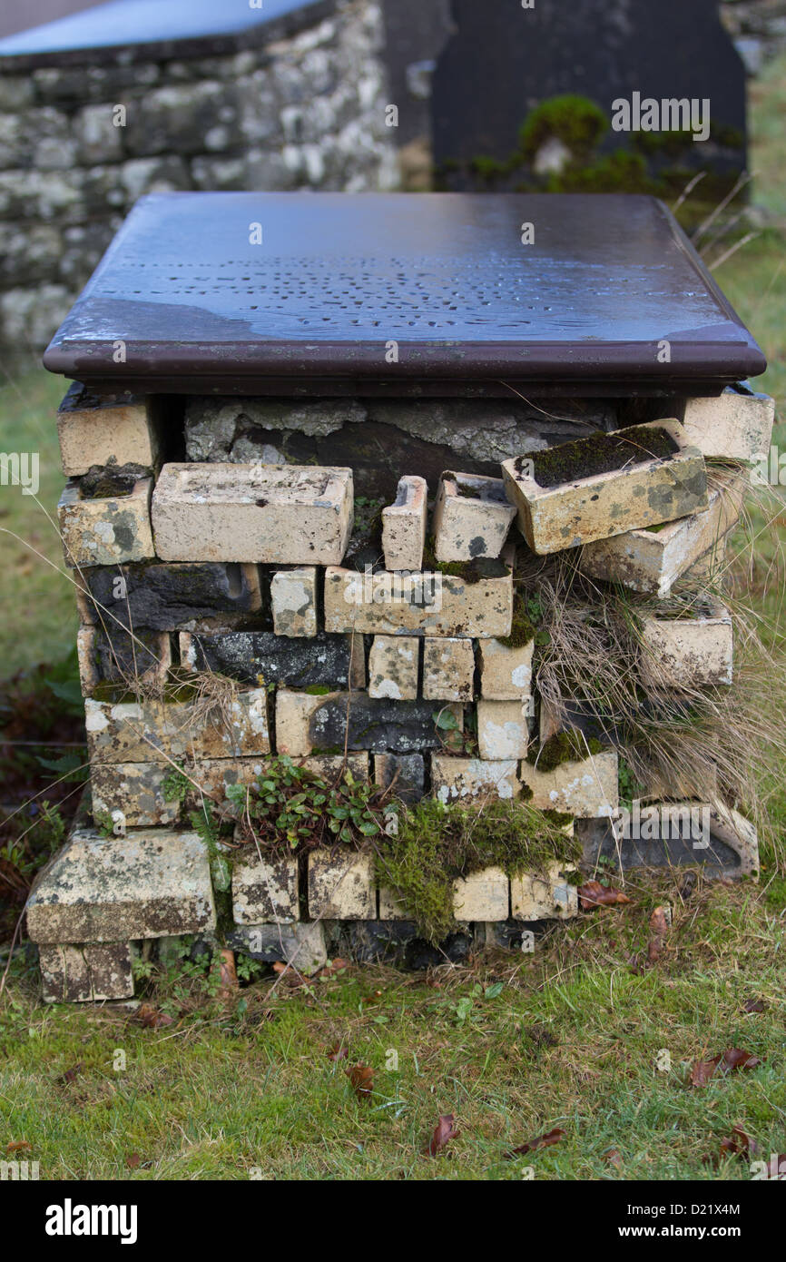 Strata Florida - Ystrad Fflur church in mid Wales Stock Photo - Alamy