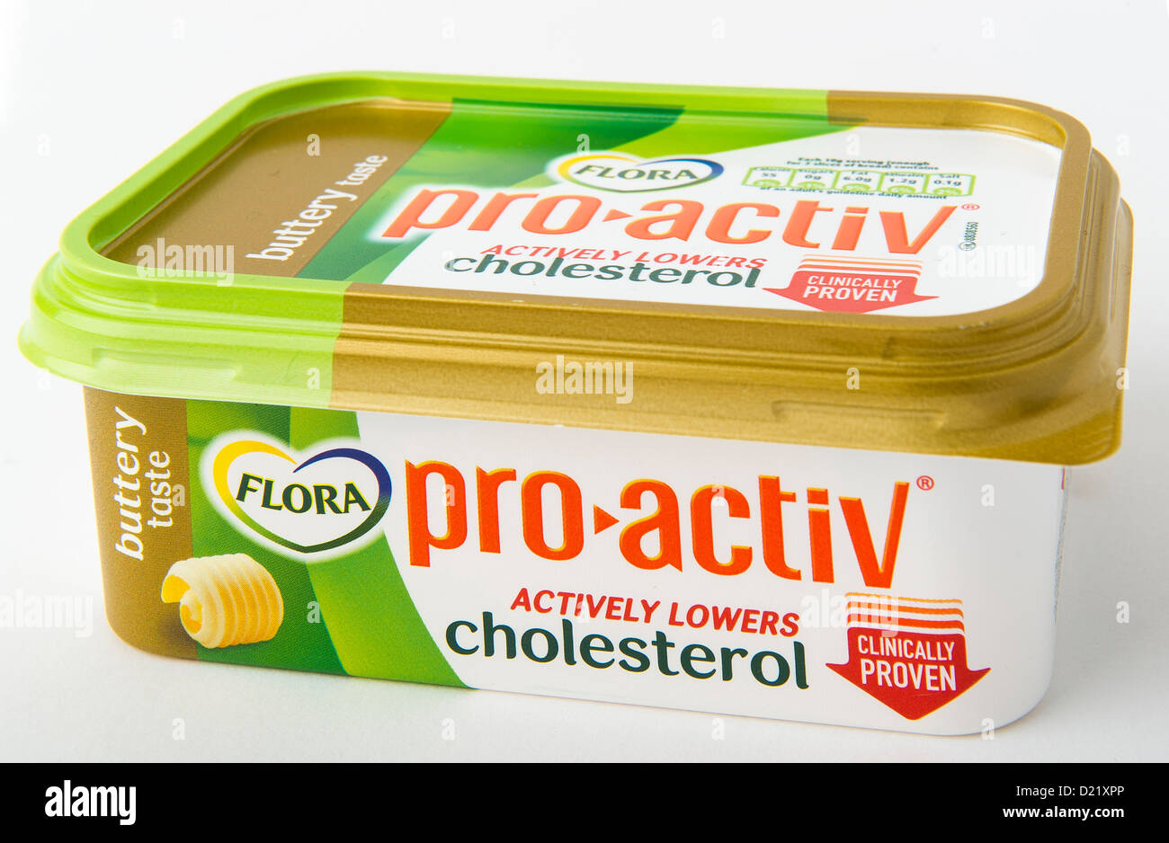 Flora pro active lower cholesterol Stock Photo - Alamy