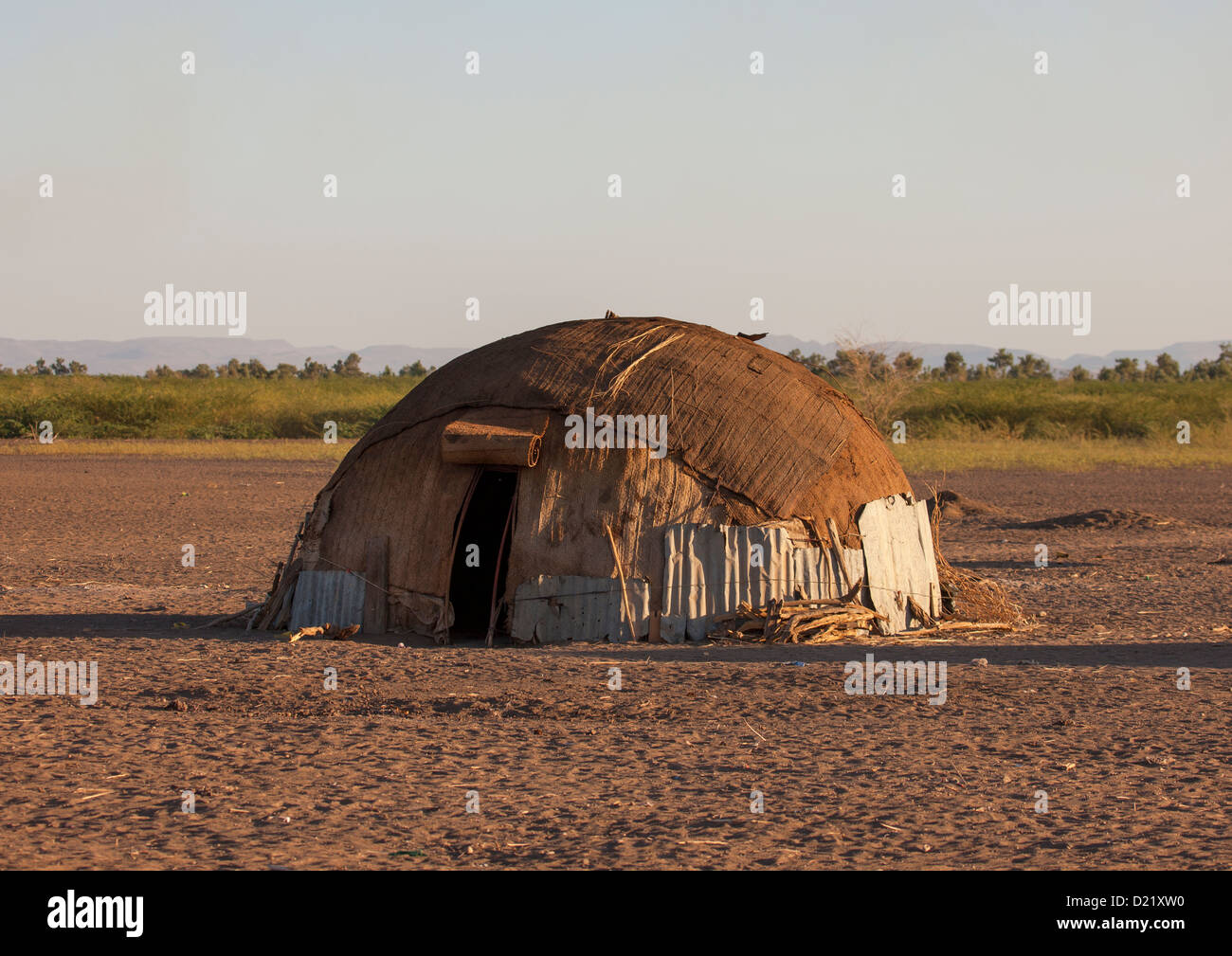 Traditional Afar Tribe House Assaita Afar Regional State Ethiopia