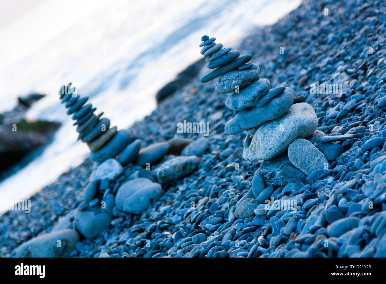 Stones on the beach Stock Photo - Alamy