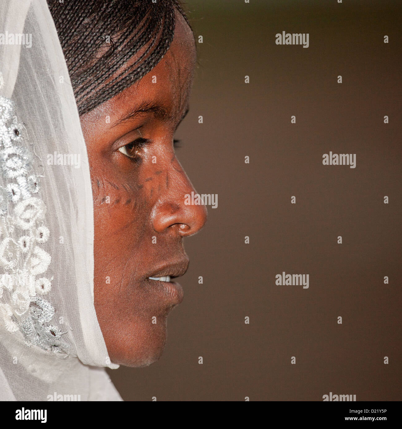 Woman Scarification On Face High Resolution Stock Photography and ...