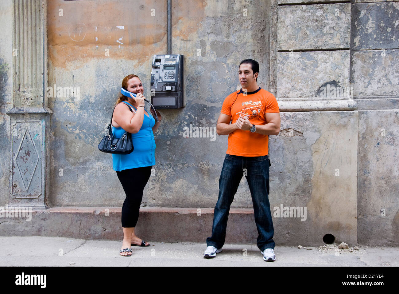 Public phone havana cuba hi-res stock photography and images - Alamy