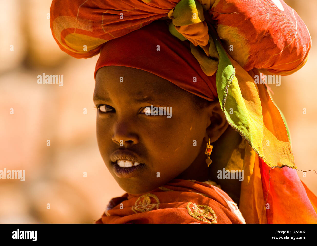 Youg Girl, Babile, Ethiopia Stock Photo - Alamy