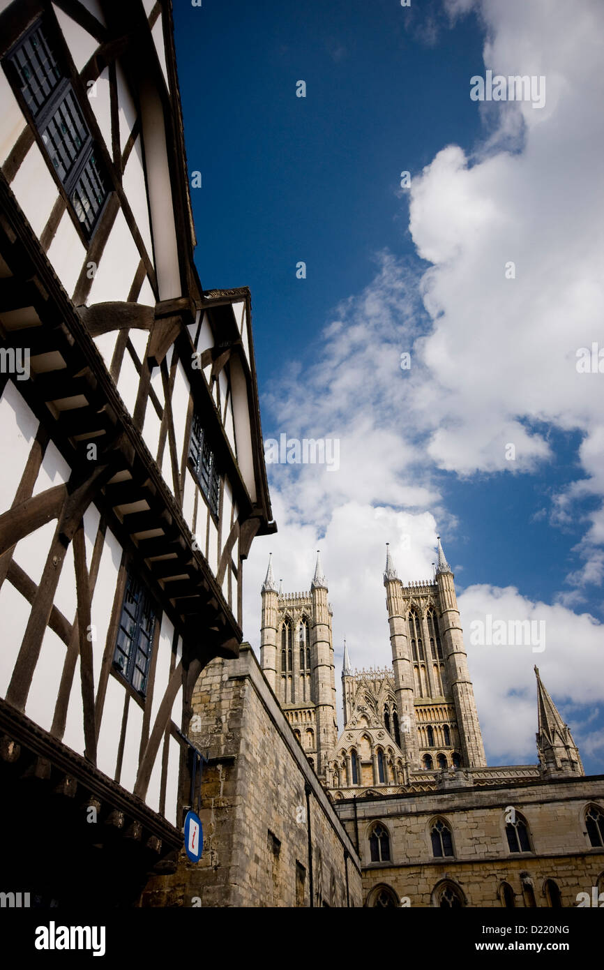 West front lincoln cathedral from hi-res stock photography and images ...