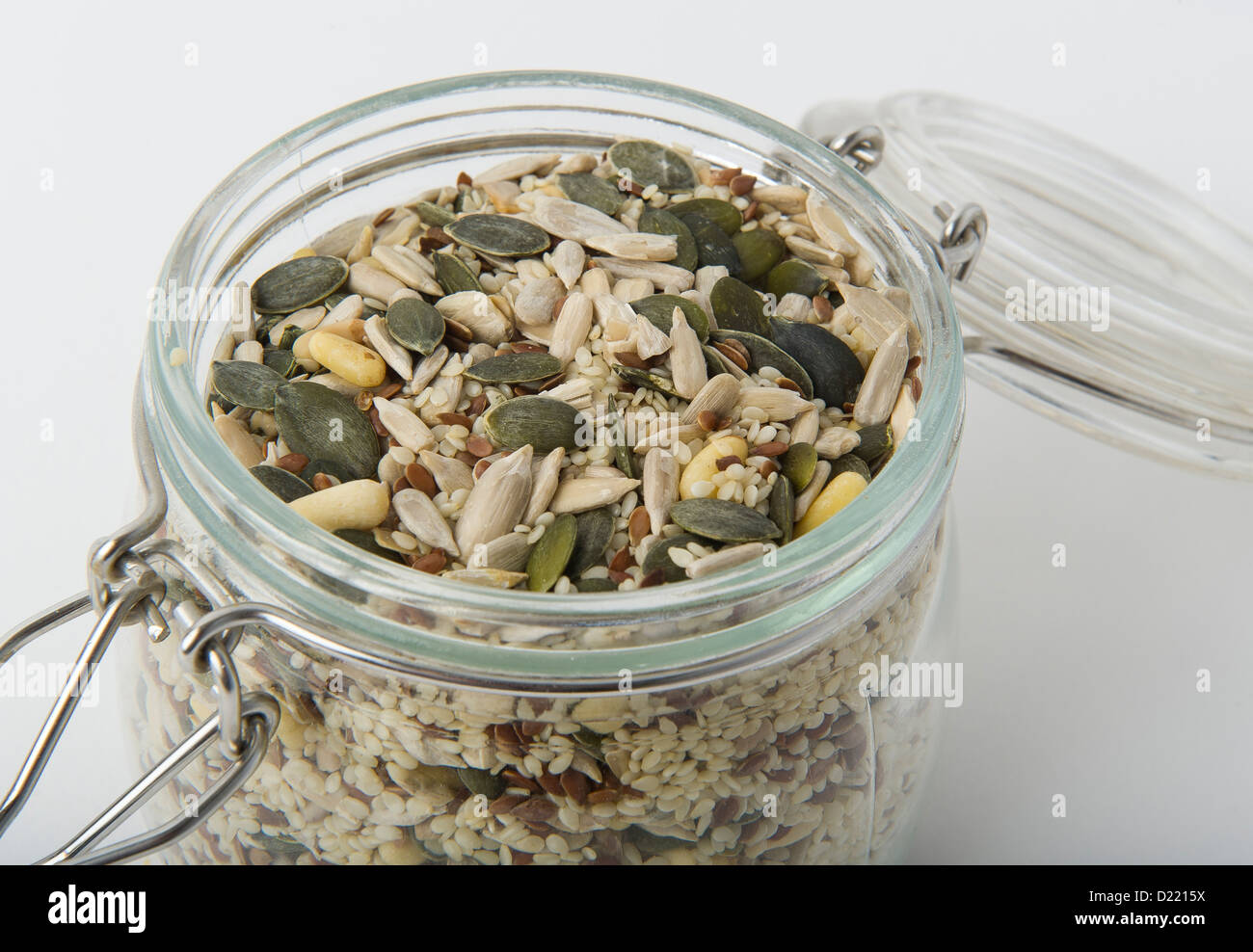 mixed healthy seeds Stock Photo - Alamy