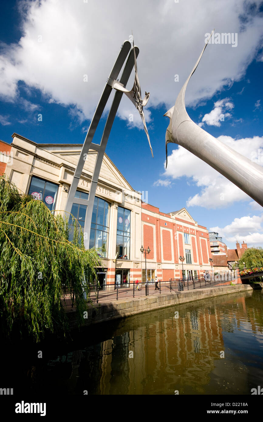 Empowerment Sculpture over the River Witham next to the Waterside ...
