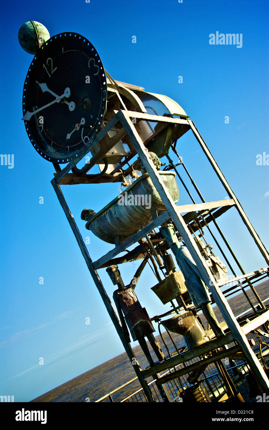 Southwold pier clock Stock Photo - Alamy