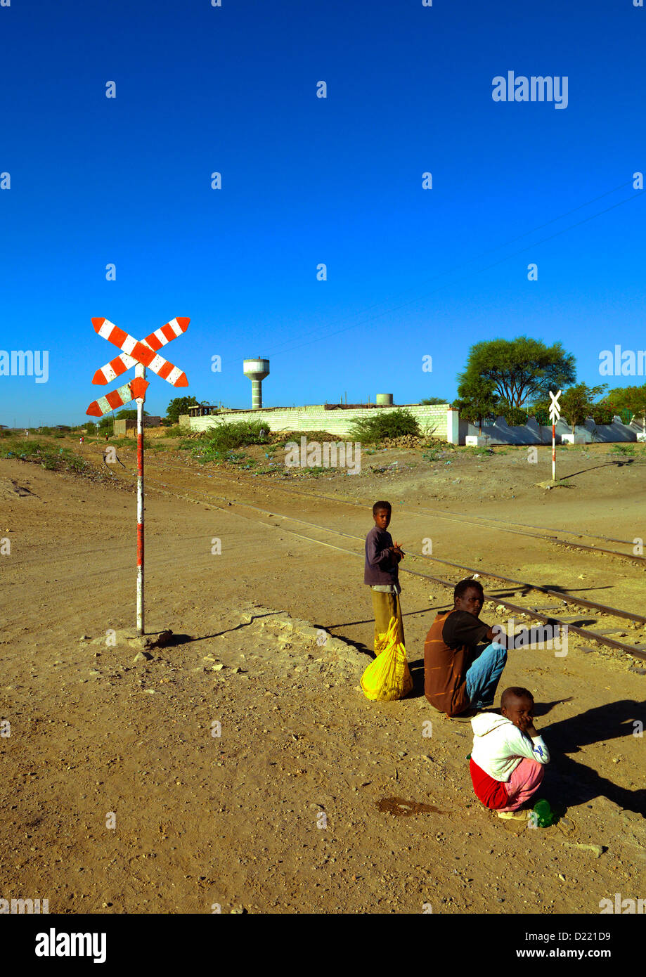 Awash Train Station, Afar Region, Ethiopia Stock Photo - Alamy