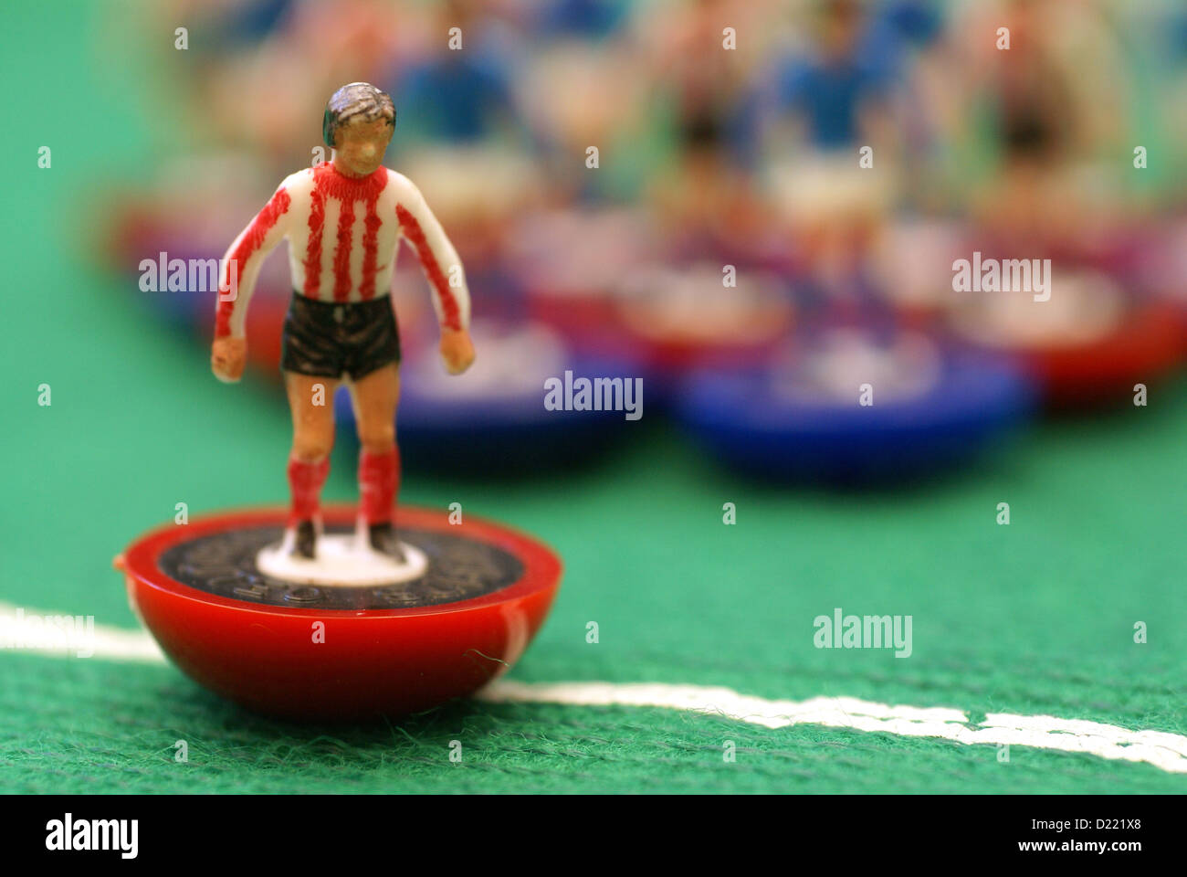 Subbuteo Football Game Figure Stock Photo - Alamy