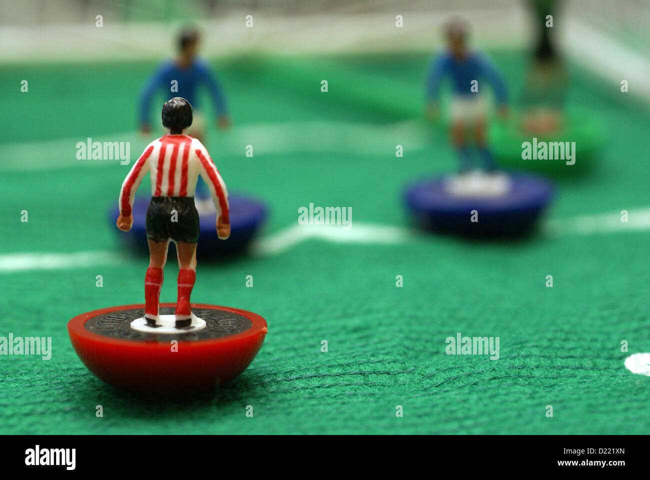 Subbuteo Football Game Figures Stock Photo - Alamy