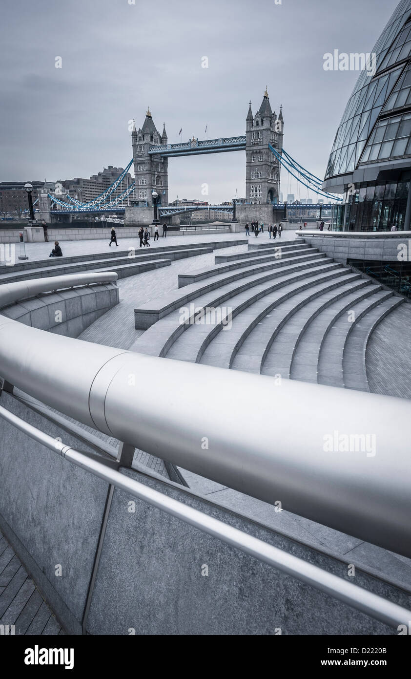 Norman foster bridge hi-res stock photography and images - Alamy