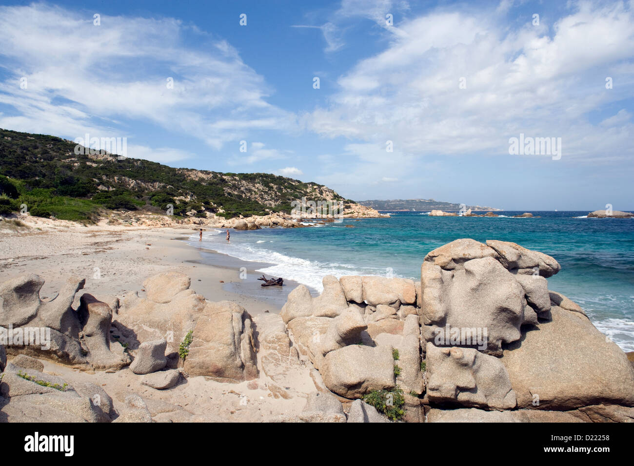 Sardinia: Arcipelago della Maddalena - Bassa Trinita beach with weird ...