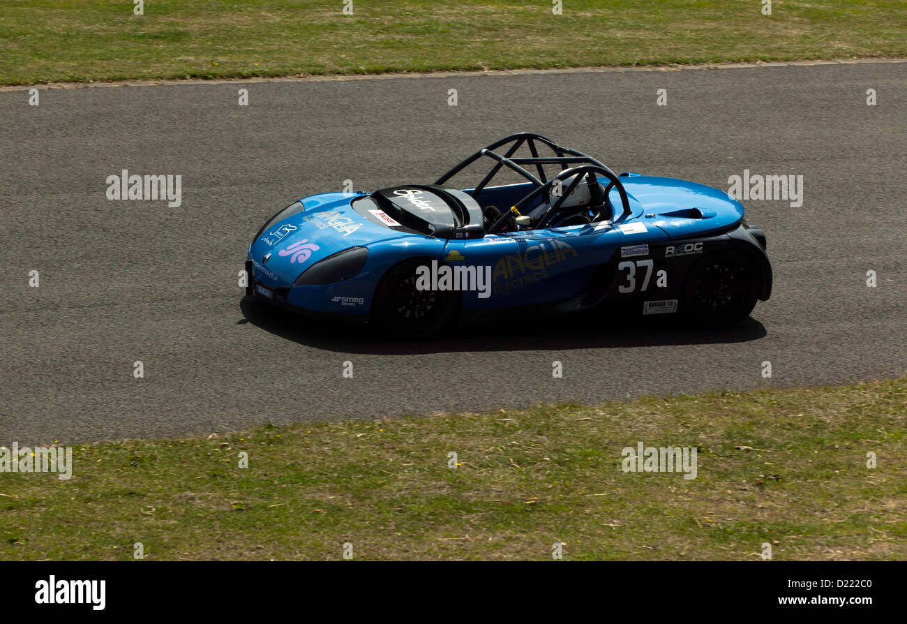 Mark Garner demonstrating a 1996 Renault Spider UK Cup at motorsport at ...